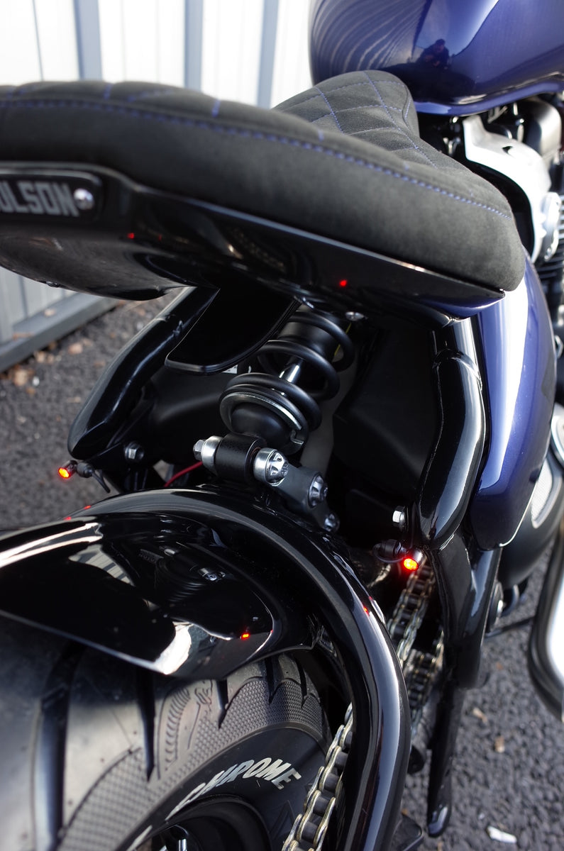 Poulson - Triumph Bobber rear frame LED light brackets - Kellerman Att ...