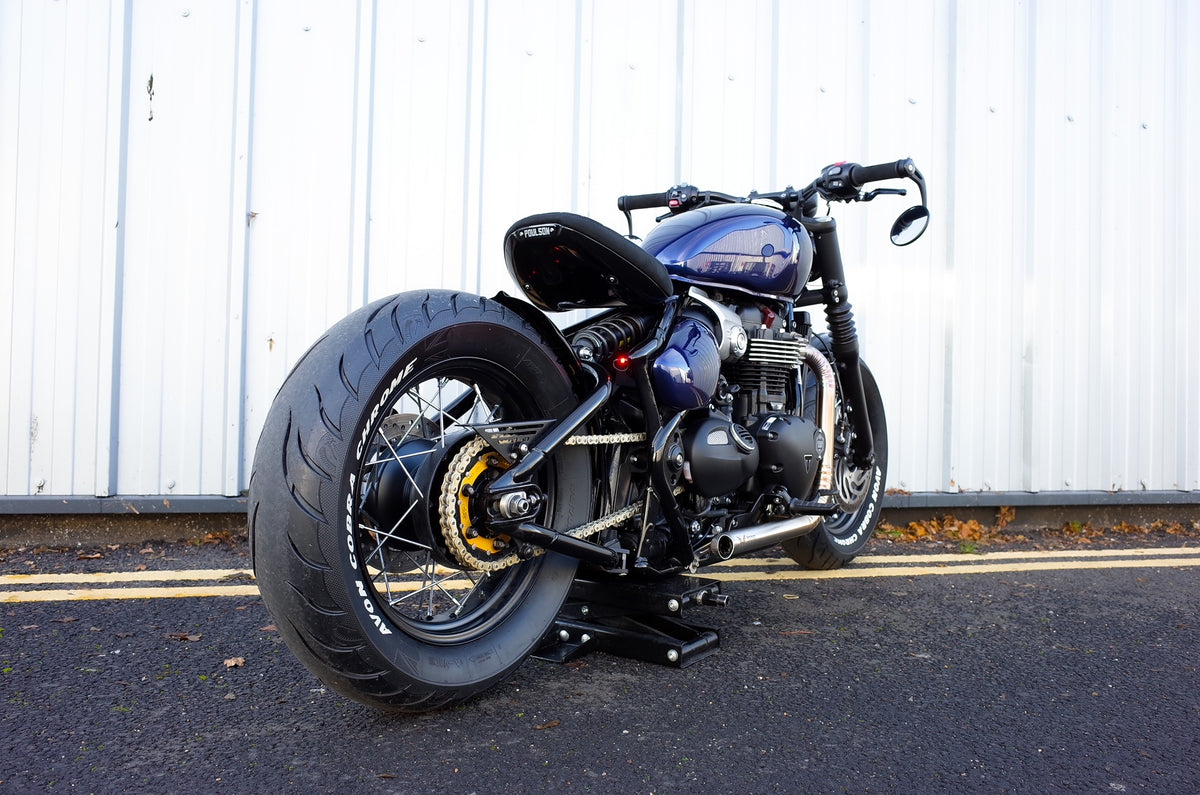 Poulson - Triumph Bobber rear frame LED light brackets - Kellerman Att ...